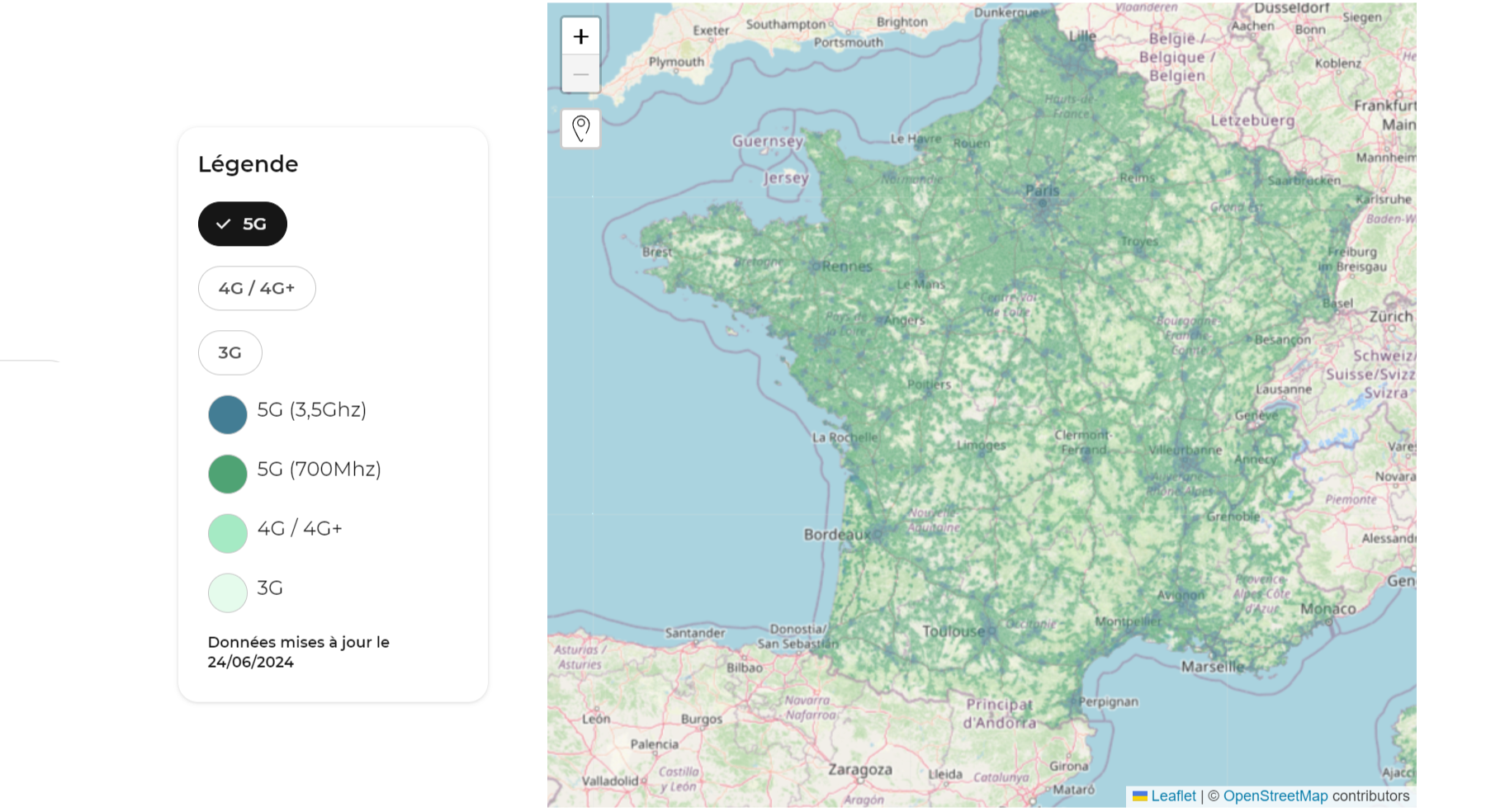 Tout savoir sur la couverture 4G et 5G Free en 2025